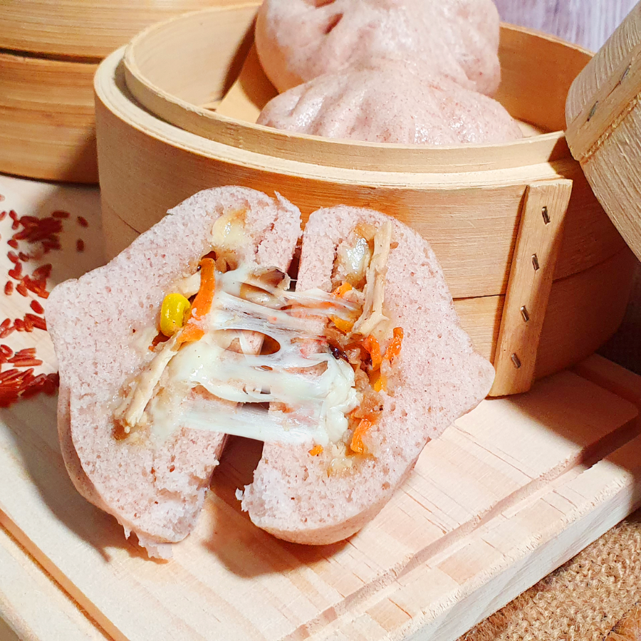 BÁNH BAO GẠO LỨT NHÂN BÒ PHÔ MAI - HIFOODS